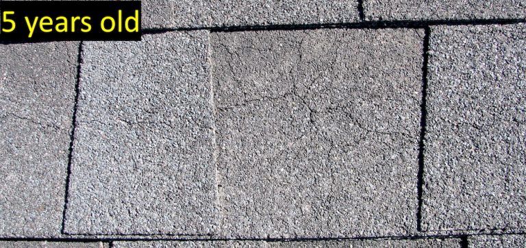 Shingle Cracking/Splitting – InterNACHI Inspection Narrative Library