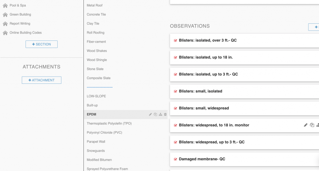 Template Overview: Screenshots and Video – InterNACHI Inspection ...