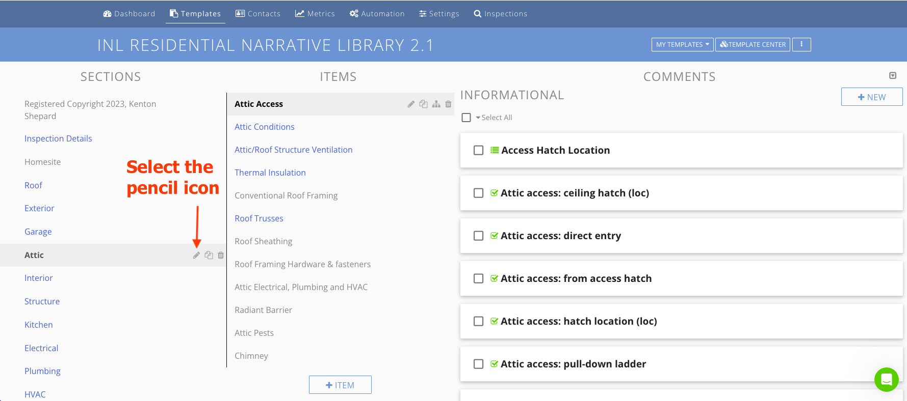Blue/Grey Title Fonts – InterNACHI Inspection Narrative Library