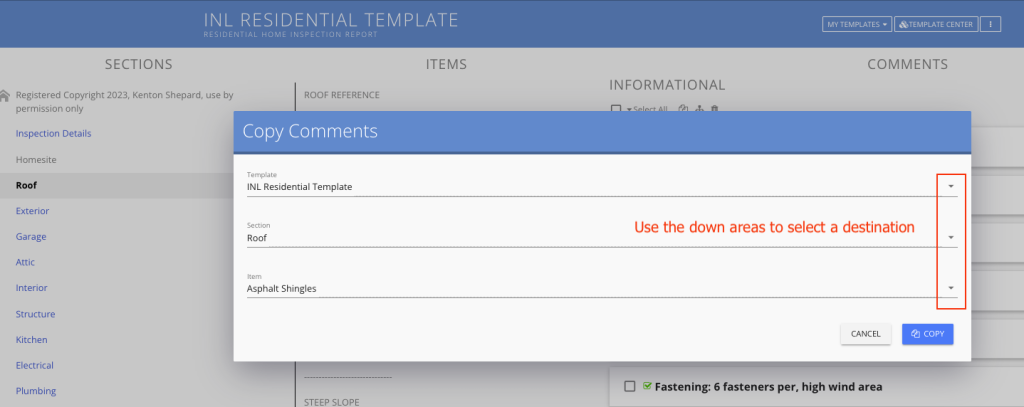 Spectora User Tips – InterNACHI Inspection Narrative Library