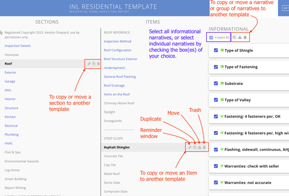 Spectora User Tips – InterNACHI Inspection Narrative Library