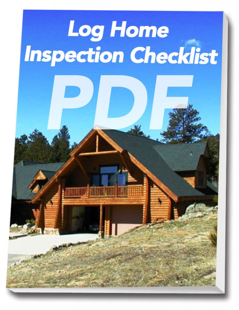 Log Home Inspection Checklist $29.99 – InterNACHI Inspection Narrative ...
